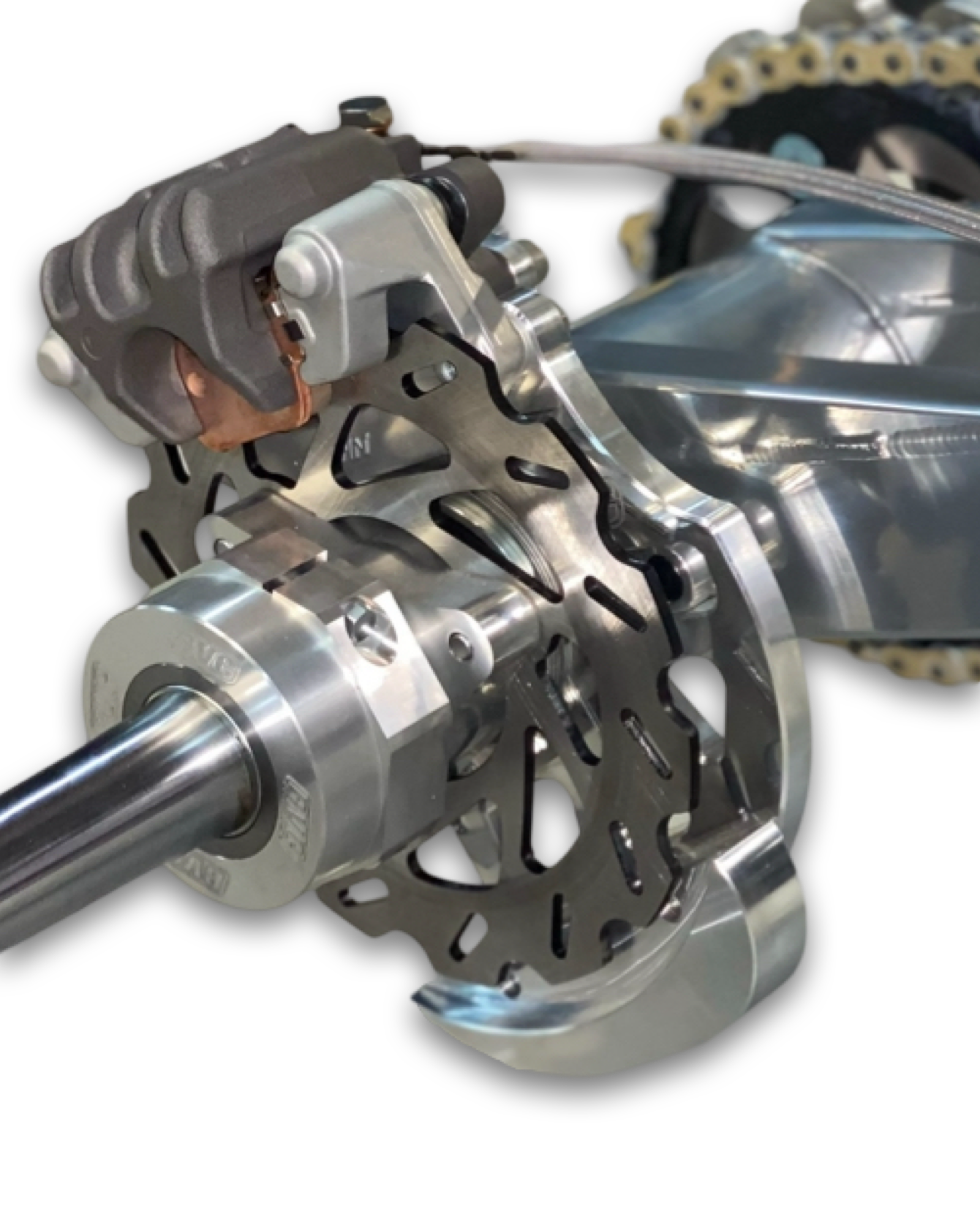 Billet Rear caliper mount + Rotor guard – BVC TRIKES