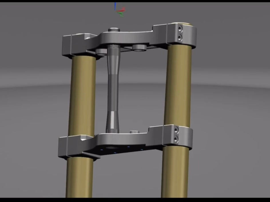 Honda Negative Rake Triple Clamps – BVC TRIKES
