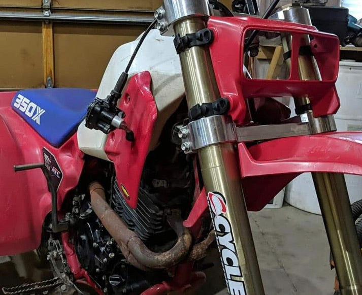 ATC 350X Invert Fork Conversion Clamp Kit – BVC TRIKES